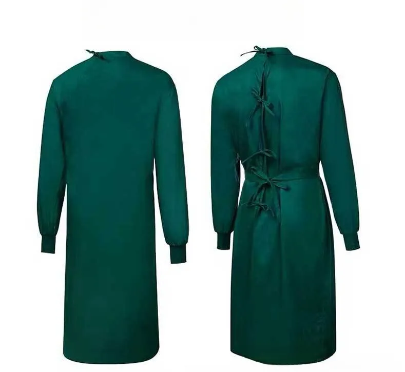 Medical polycotton long sleeve surgical doctor gown uniform - wefine ...